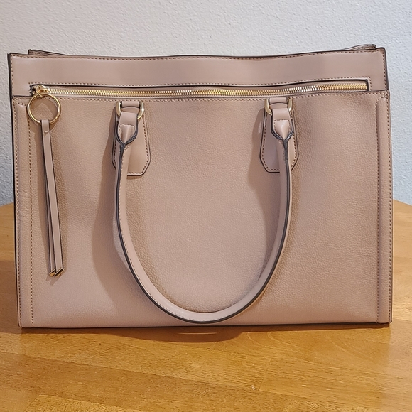 a new day | Bags | Nwots A New Day Cute Large Tan Womens Tote Zip ...